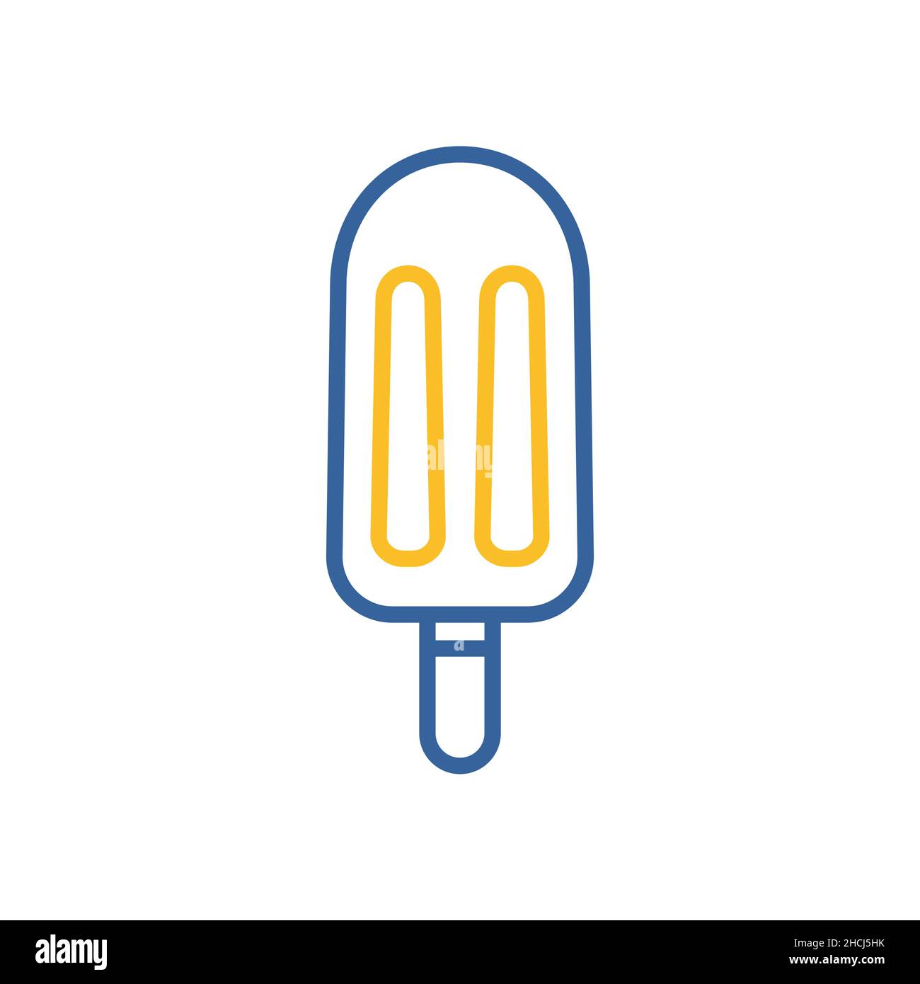 Popsicle vector flat icon. Fast food sign. Graph symbol for cooking web ...