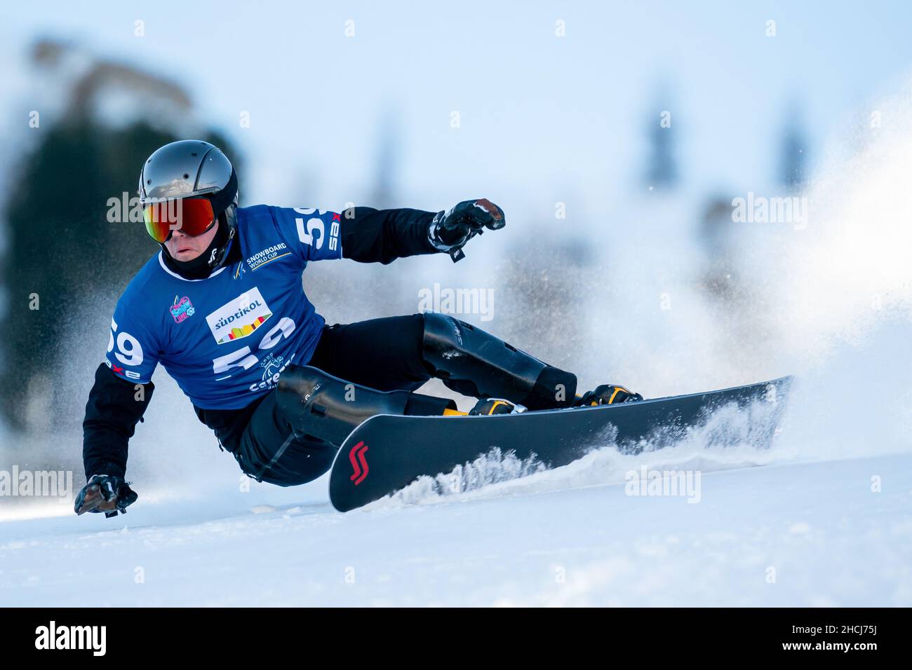 ANDERSON Jasey Jay (CAN) competing in the Fis Snowboard World Cup 2022 ...