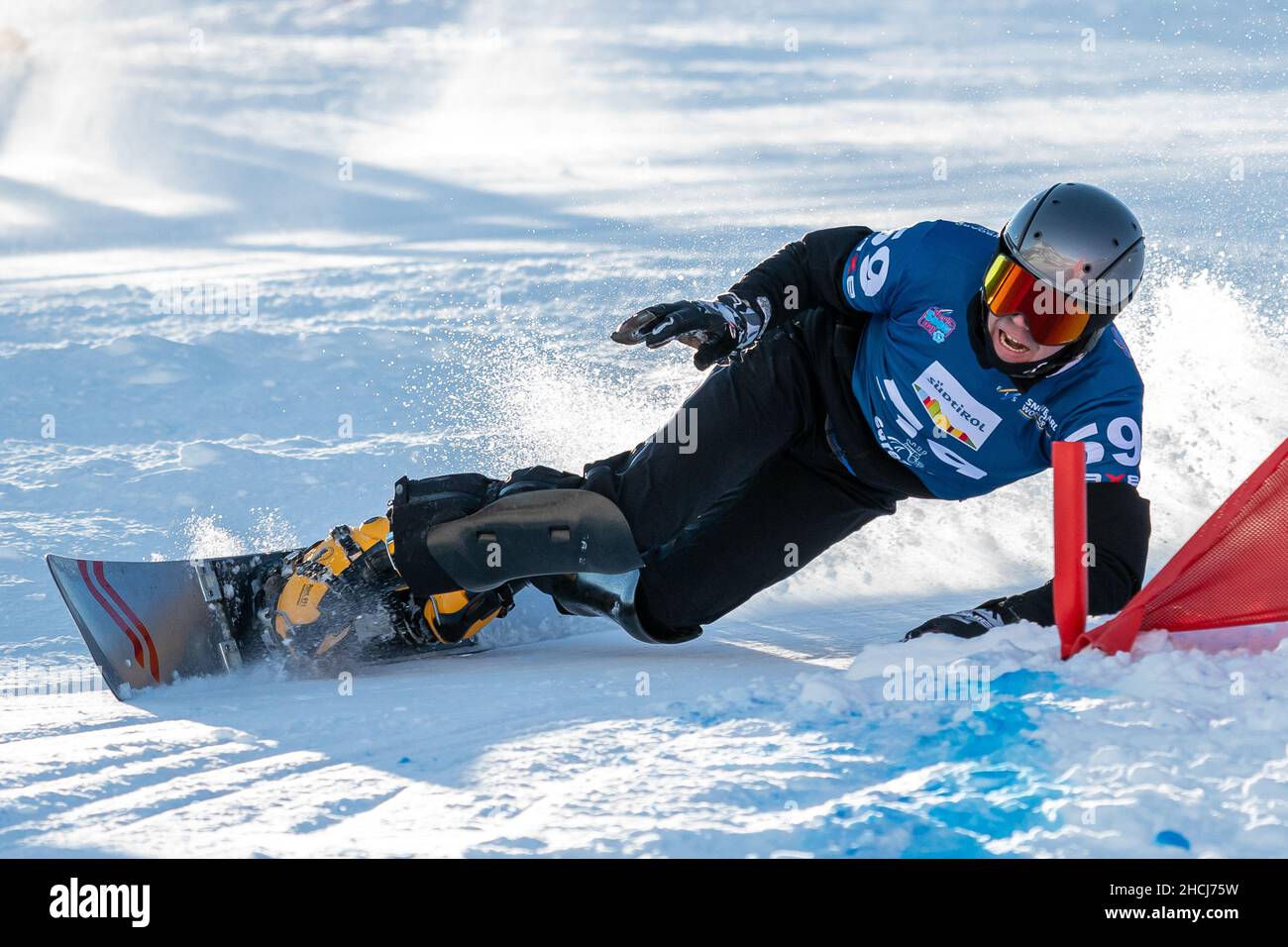 ANDERSON Jasey Jay (CAN) competing in the Fis Snowboard World Cup 2022 ...