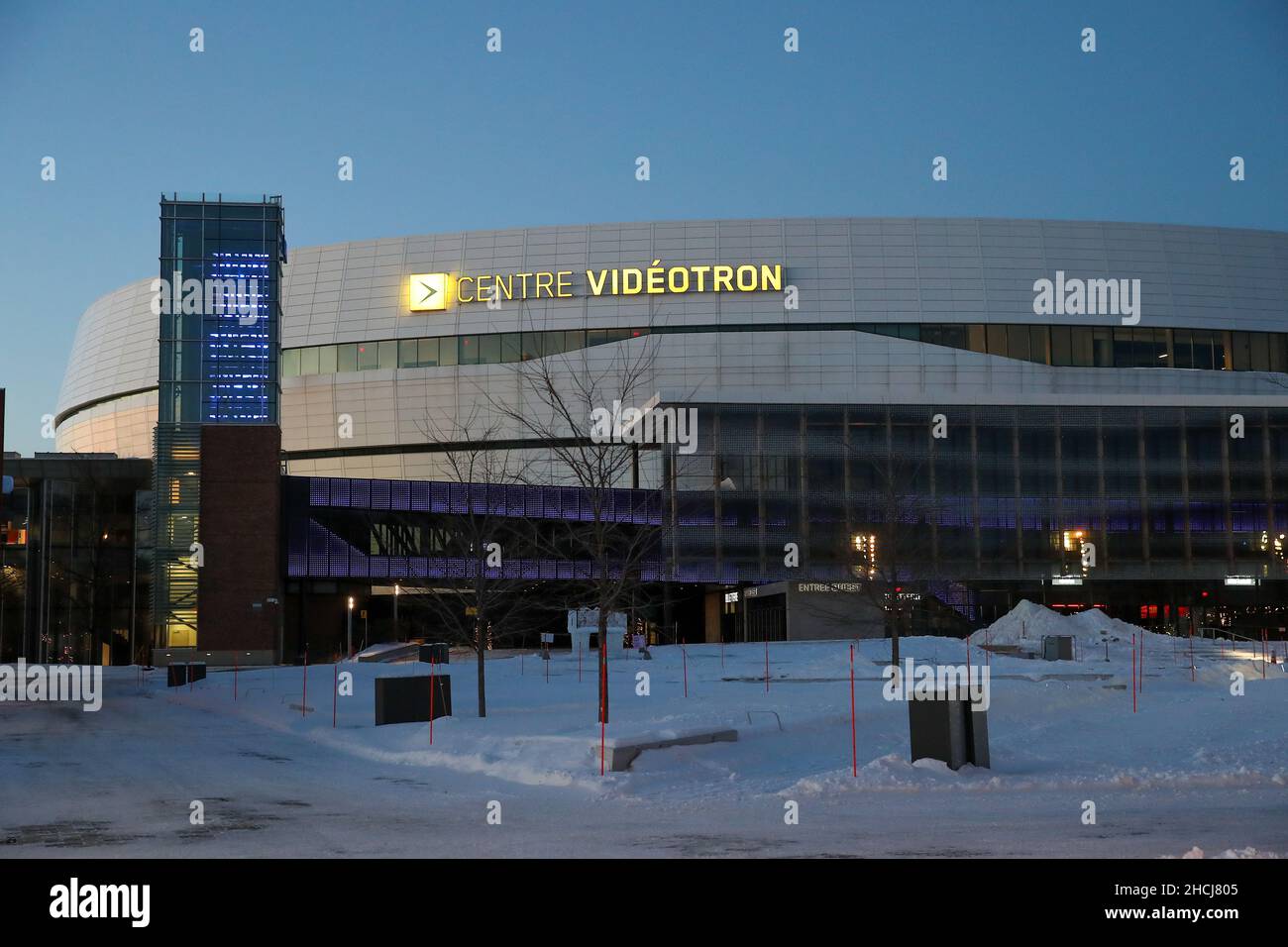 Dec 24th 2021, Qubeck City, Quebec Canada. Vidéotron Centre, Home of ...