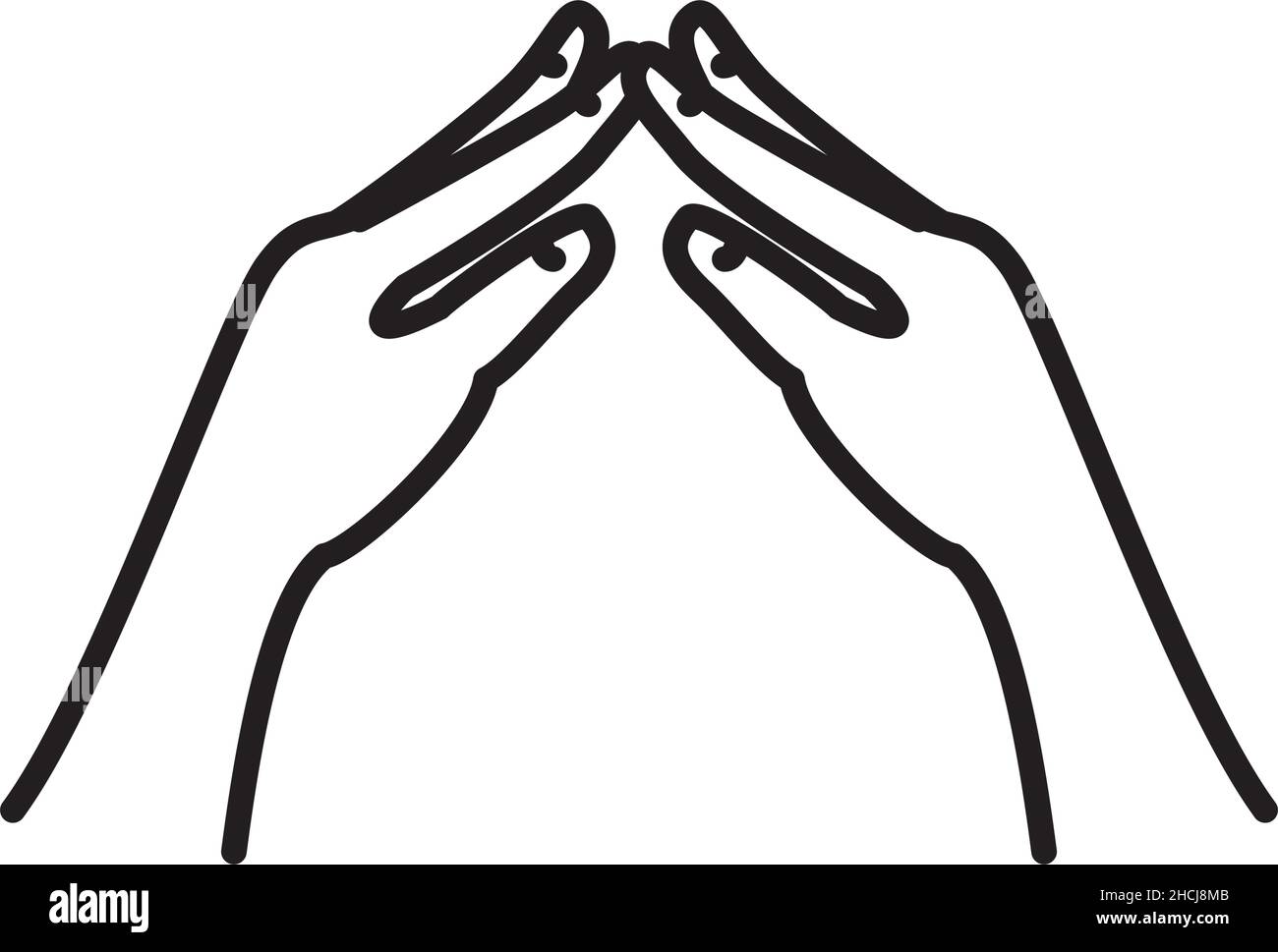 hands touching fingers Stock Vector Image & Art - Alamy