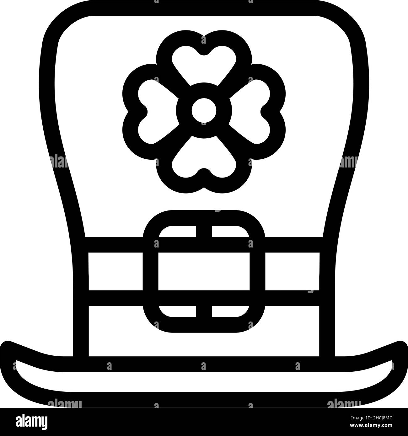 saint patrick day line icon vector illustration Stock Vector Image ...