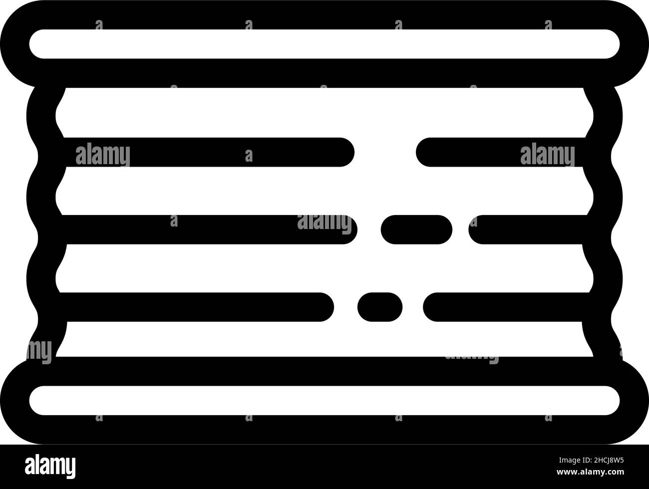 Canned food vector icon. Tin can outline icon for web design isolated ...