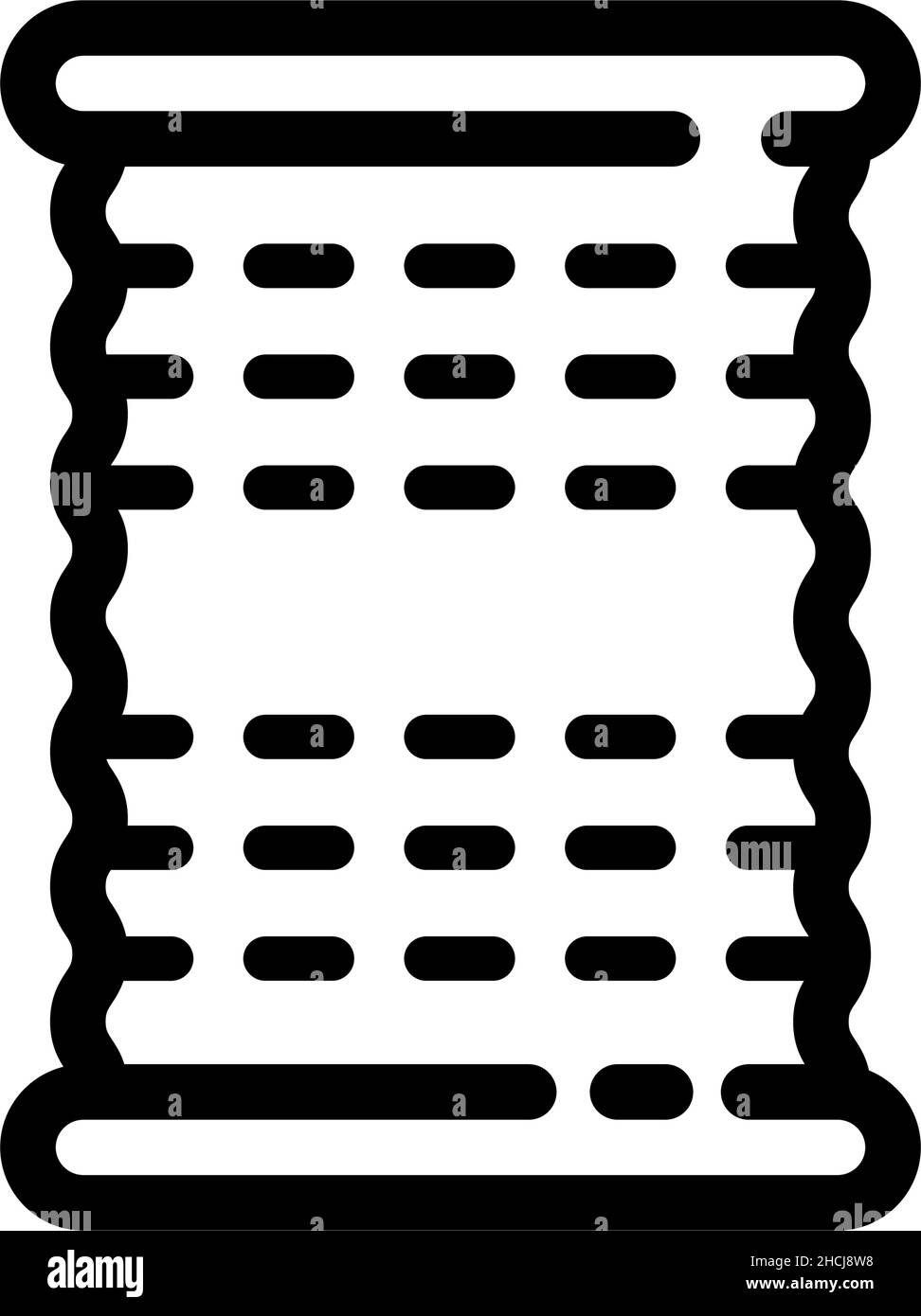 Canned food vector icon. Tin can outline icon for web design isolated ...