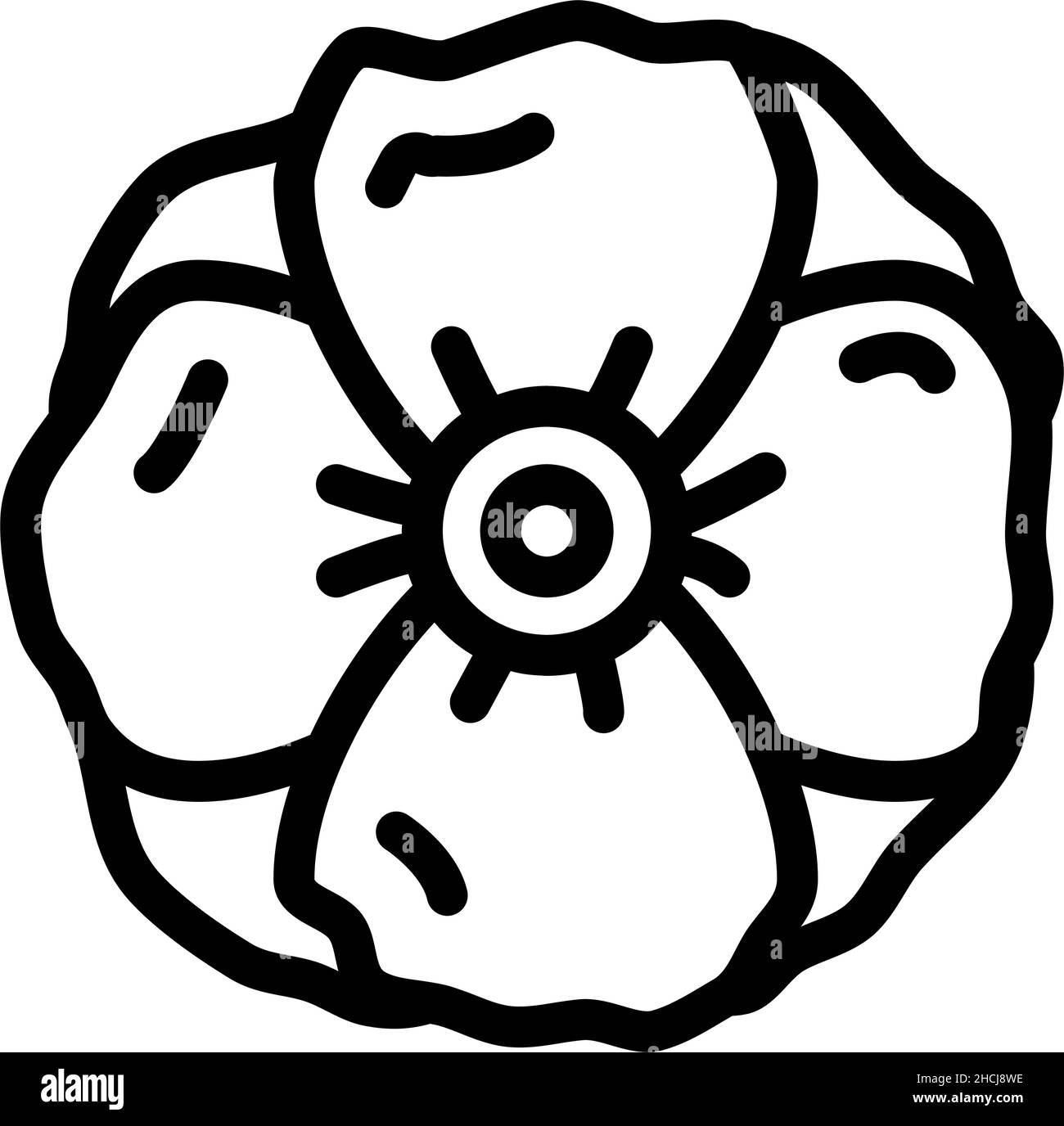 day of remembrance line icon vector illustration Stock Vector Image ...