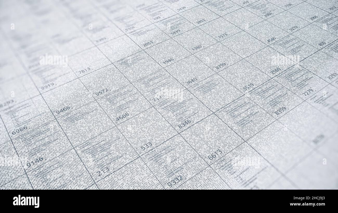 Abstract white and grey cells with numbers flowing slowly. Lots of ...