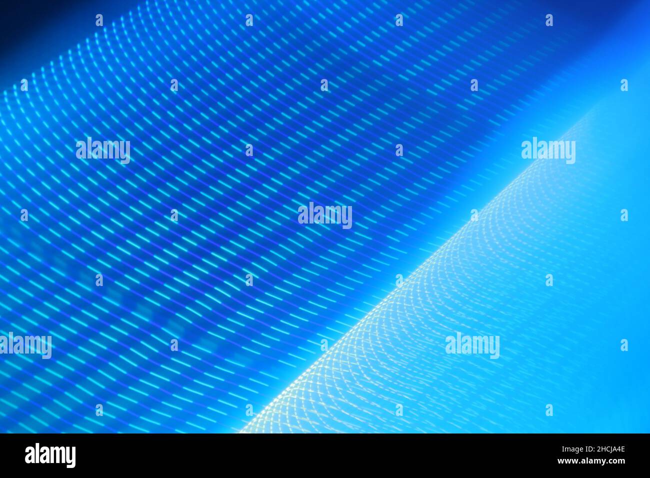 A pattern of blue light, a section of the electromagnetic spectrum ...