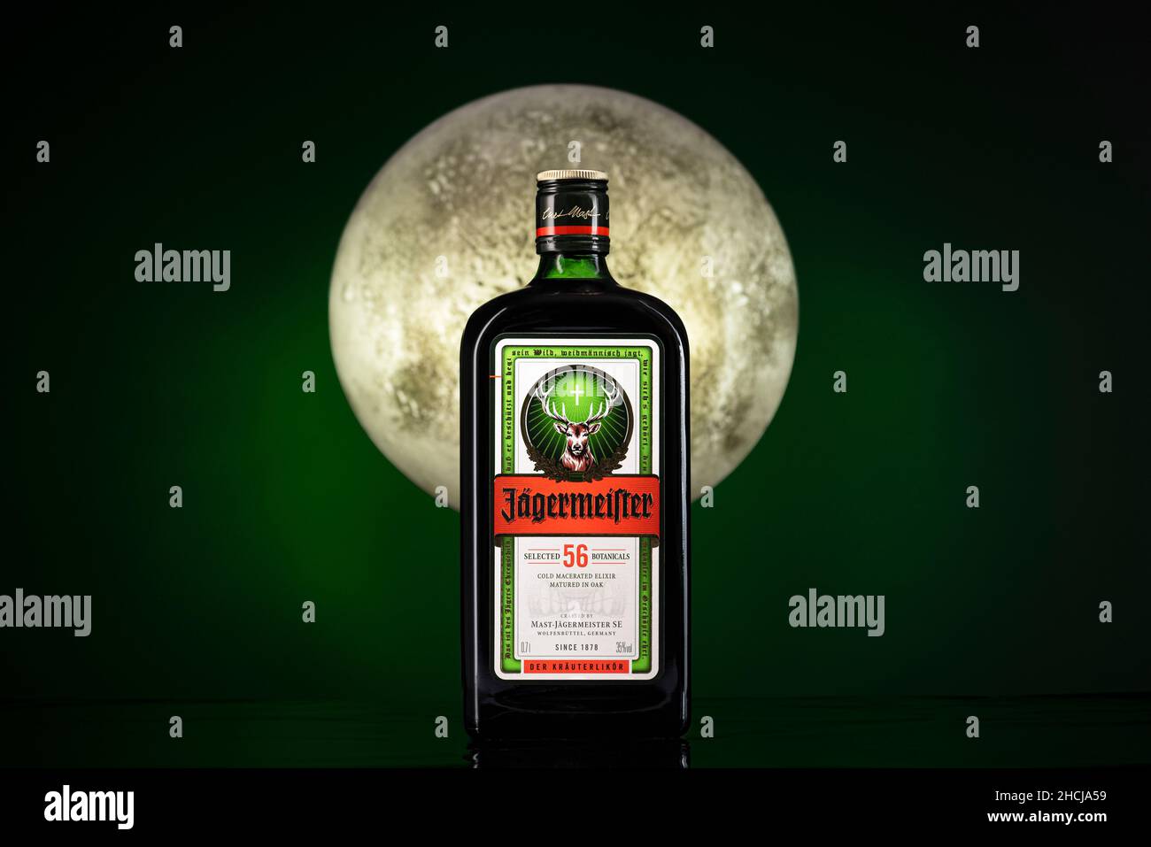 Jagermeister Herbs Liqueur High Resolution Stock Photography and Images ...