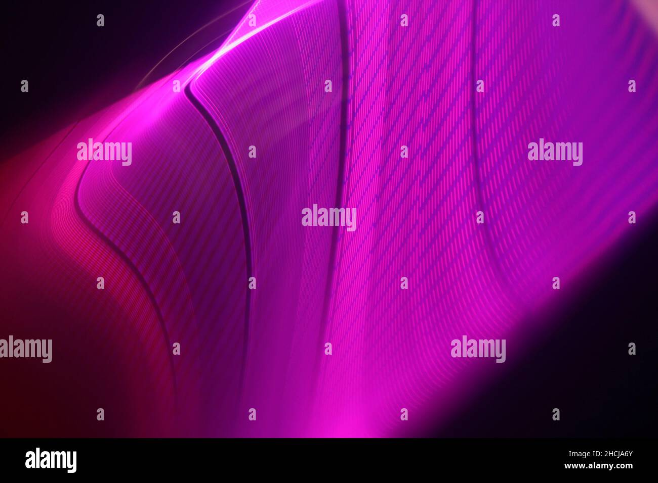 A pattern of violet light, a section of the electromagnetic spectrum ...