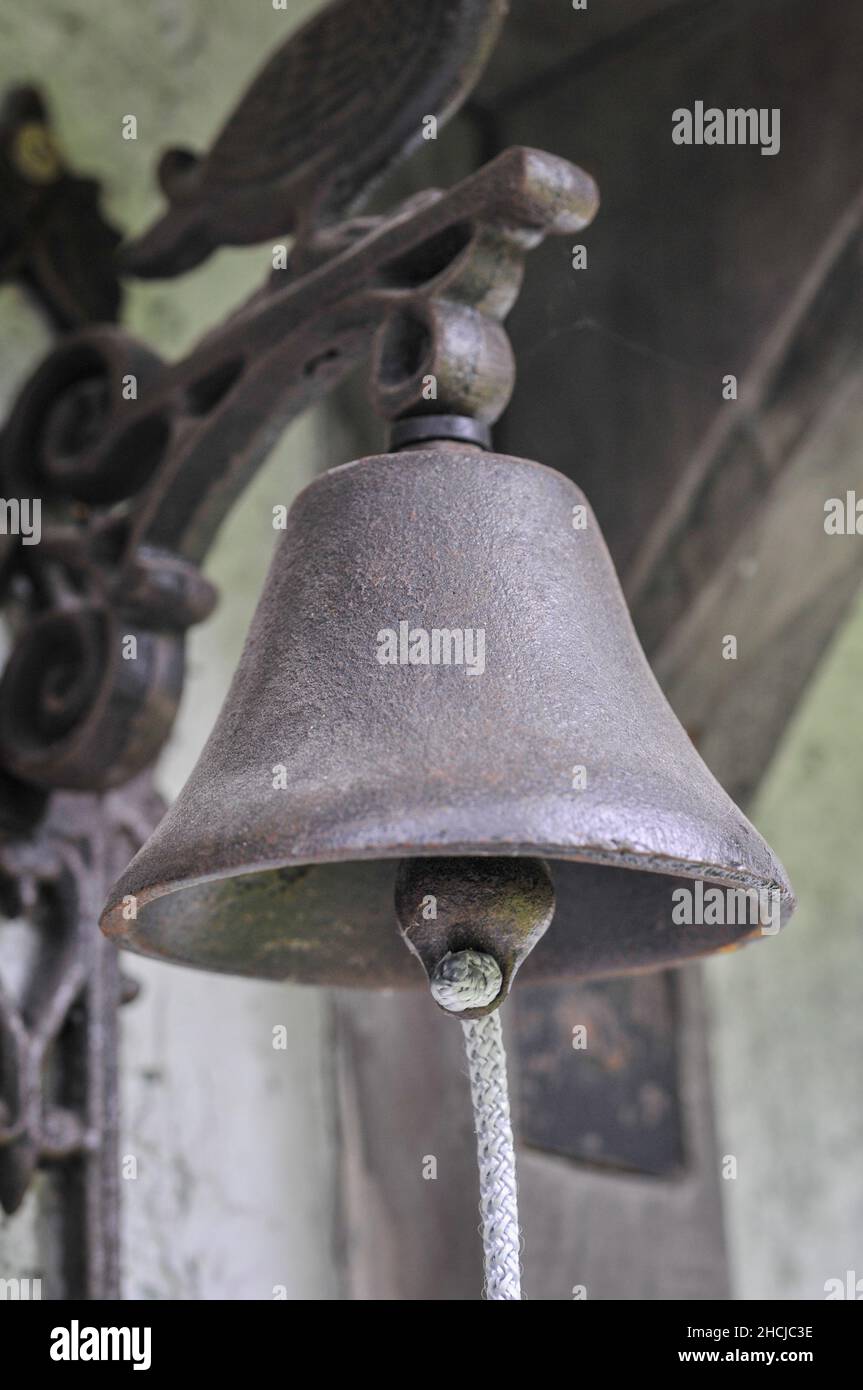 Old rusty bell hi-res stock photography and images - Alamy