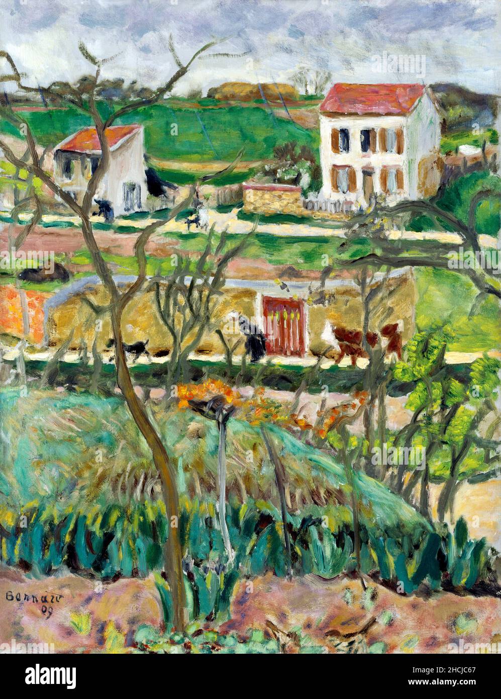 Rainy Landscape (1909) painting in high resolution by Pierre Bonnard ...