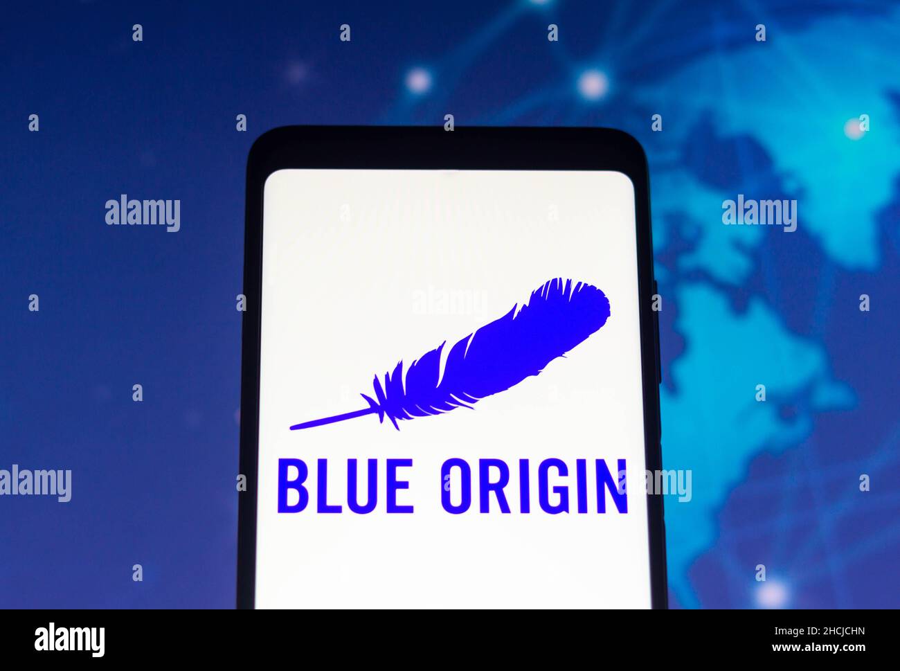 Blue origin logo hi-res stock photography and images - Alamy