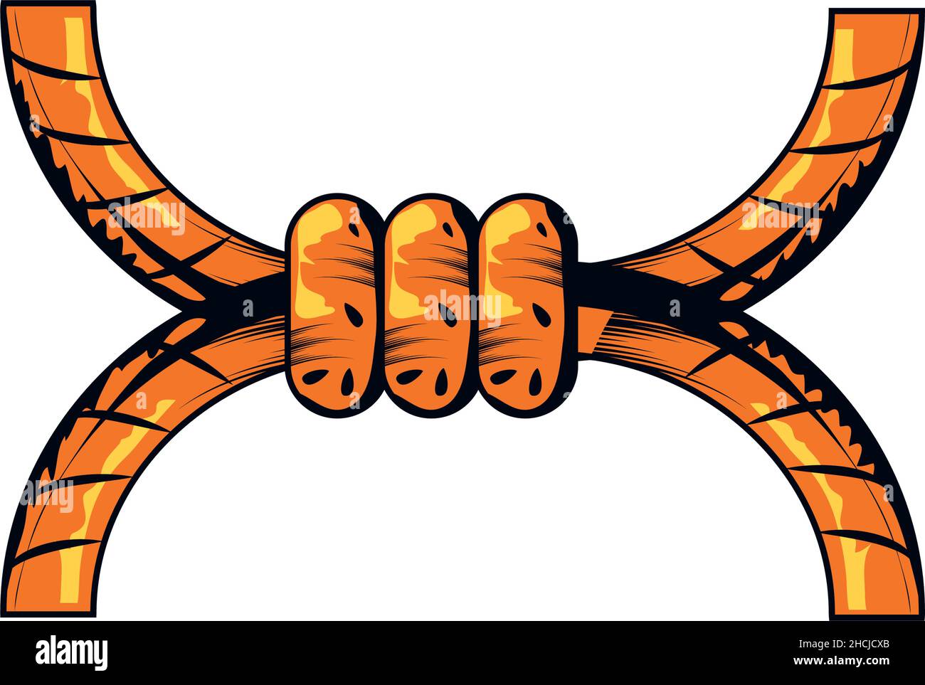 rope with a knot Stock Vector Image & Art - Alamy