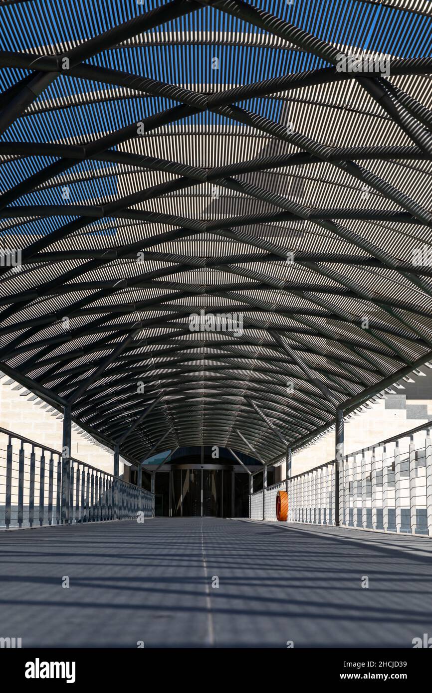 Covered Pedestrian Bridges A Pedestrian Bridge In Windsor Has Become