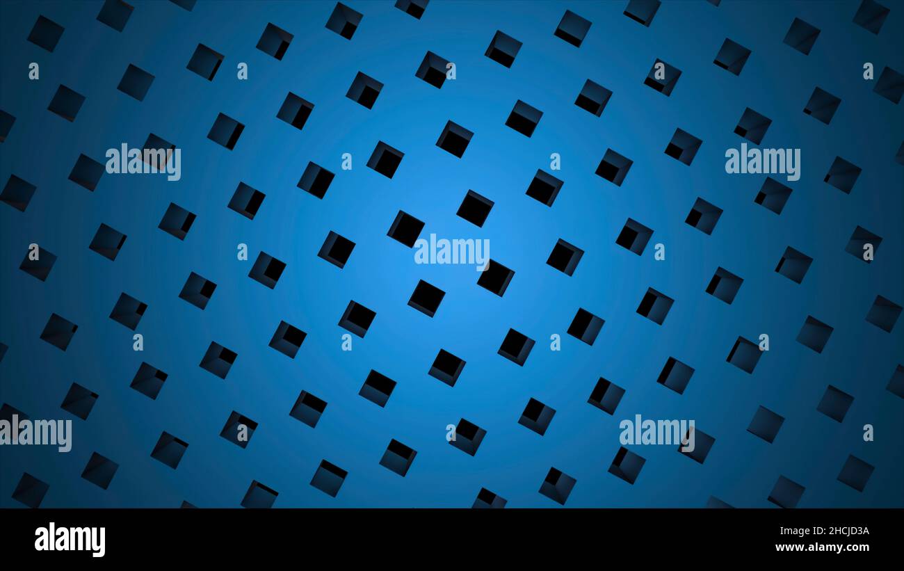 Background With Colorful Rotating Vertical Rectangular Blocks Loop