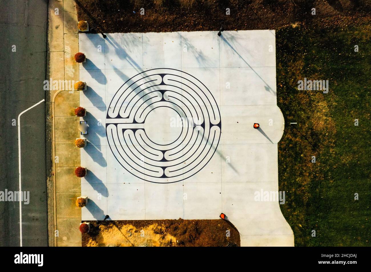 The challenge to the labyrinth hi-res stock photography and images - Alamy