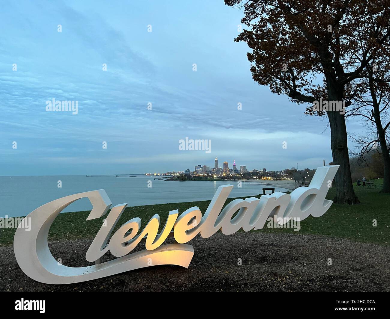 Cleveland ohio attraction sign hi-res stock photography and images - Alamy