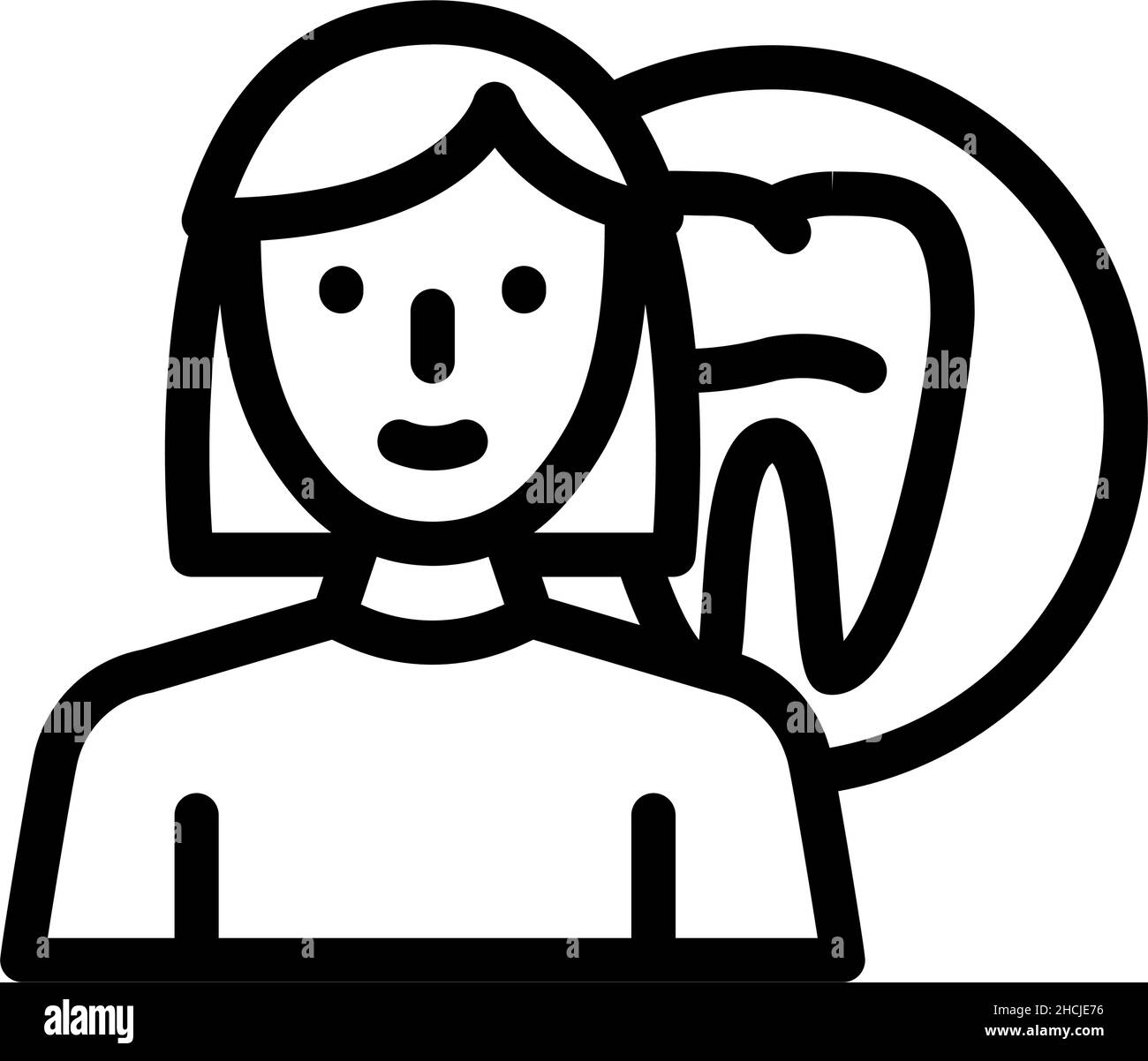 dentist doctor line icon vector illustration Stock Vector Image & Art ...