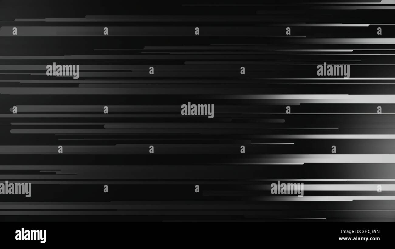 Animation flying light streaks and lines. Abstract background with ...