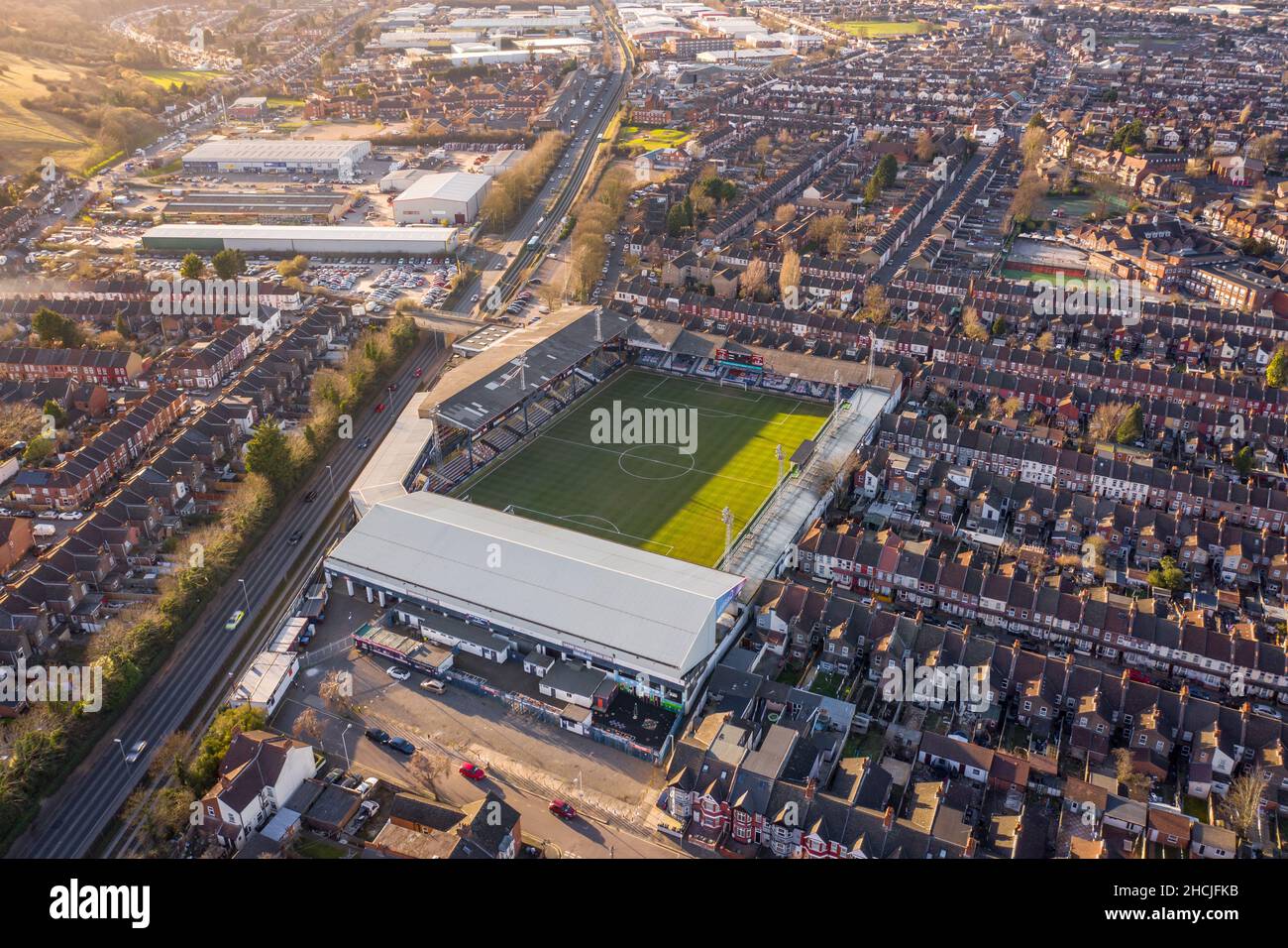 Luton town fc at kenilworth road hi-res stock photography and images ...