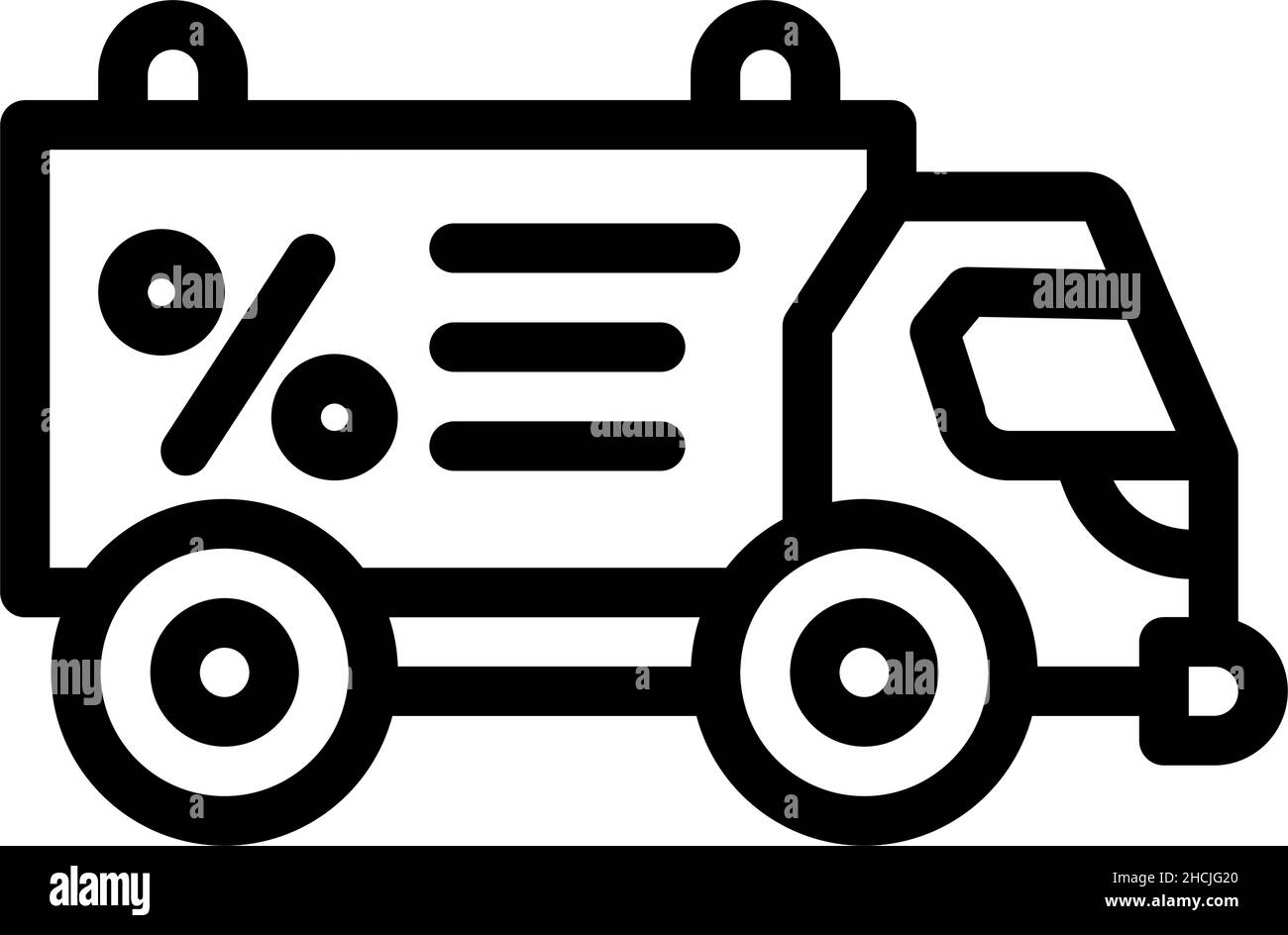 promo code on site line icon vector illustration Stock Vector Image ...