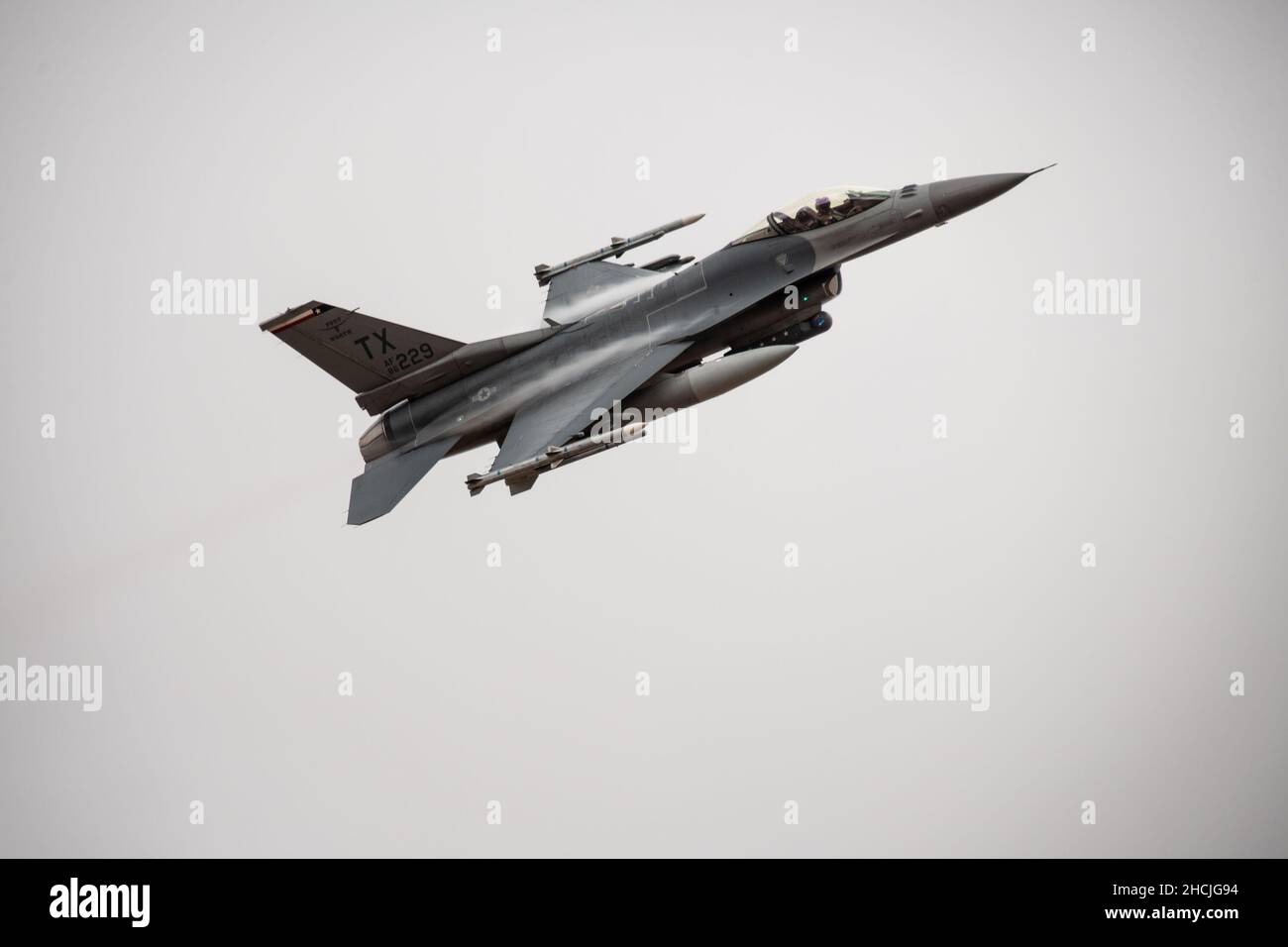 An F-16 Fighting Falcon from the 301st Fighter Wing, Texas Air National ...