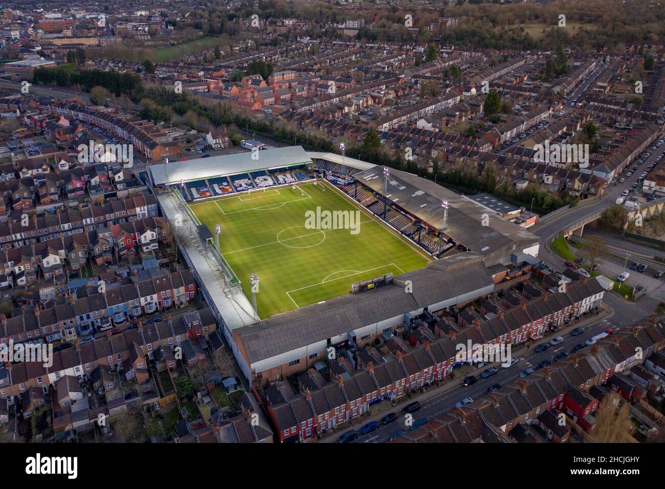 Luton Town Football Club Stadium Aerial View Stock Photo - Alamy