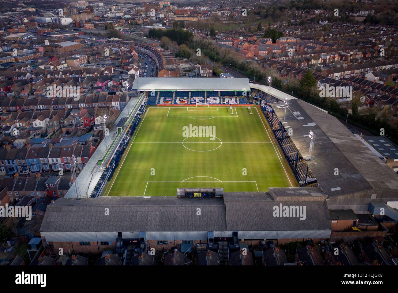 Luton Town Football Club Stadium Aerial View Stock Photo - Alamy