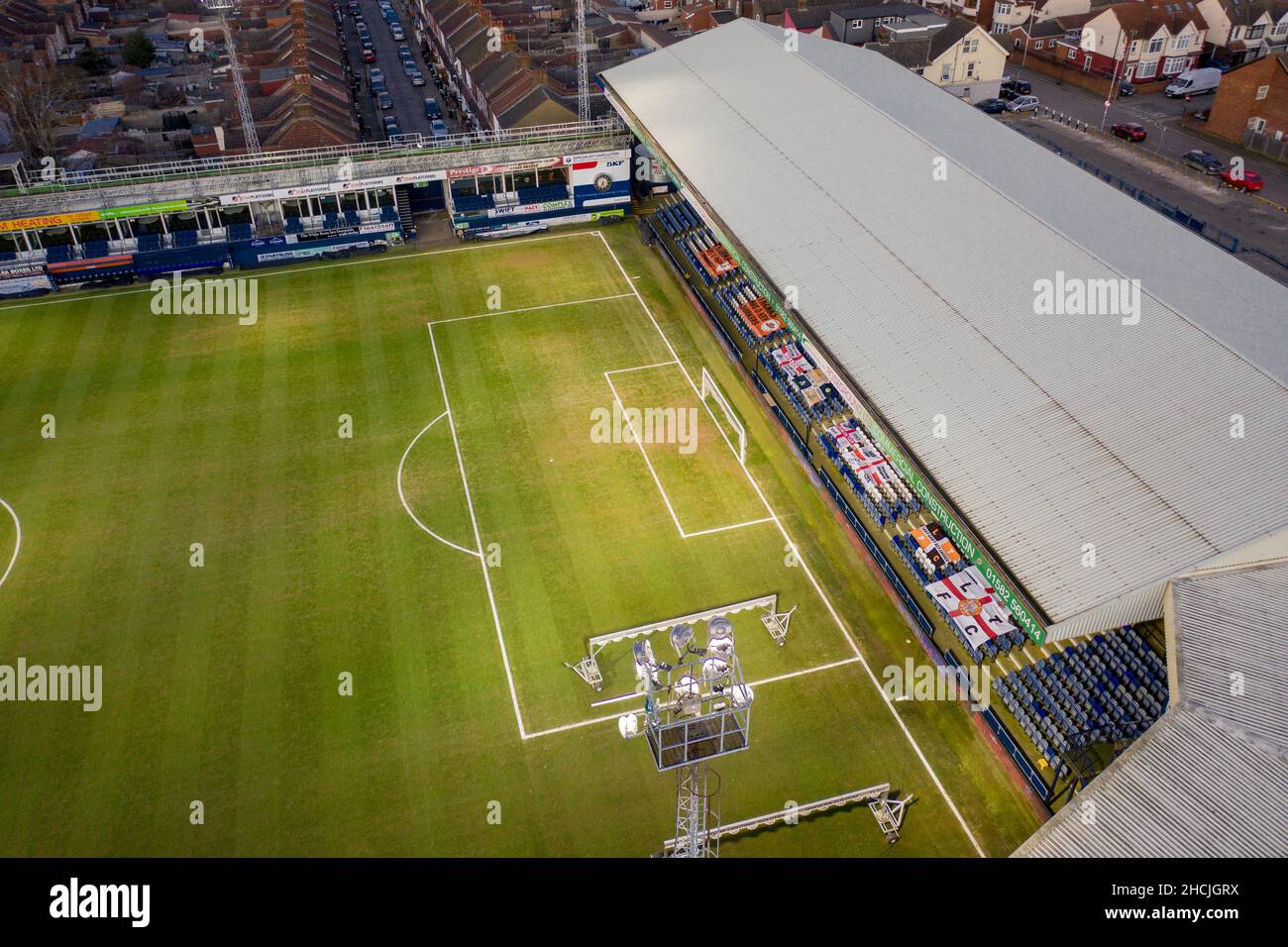 Luton Town Football Club Stadium Aerial View Stock Photo - Alamy