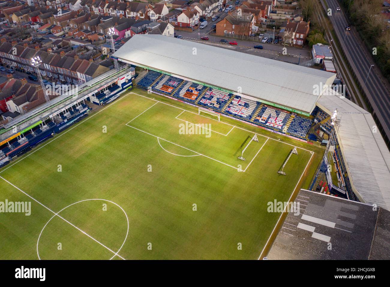Luton Town Football Club Stadium Aerial View Stock Photo - Alamy