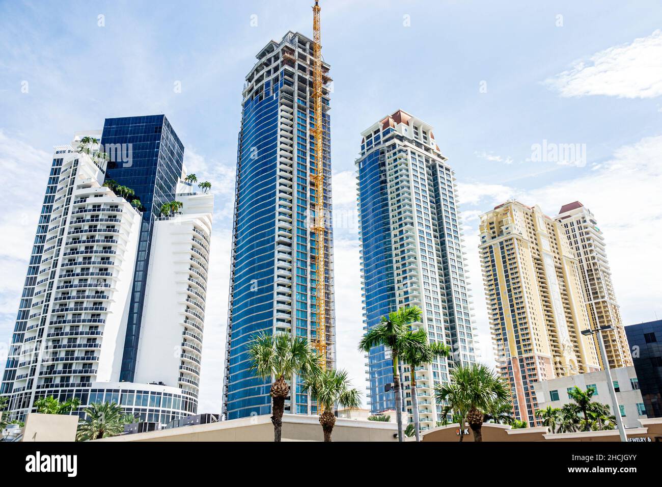 Miami Sunny Isles Beach Florida high rise tall towers buildings ...