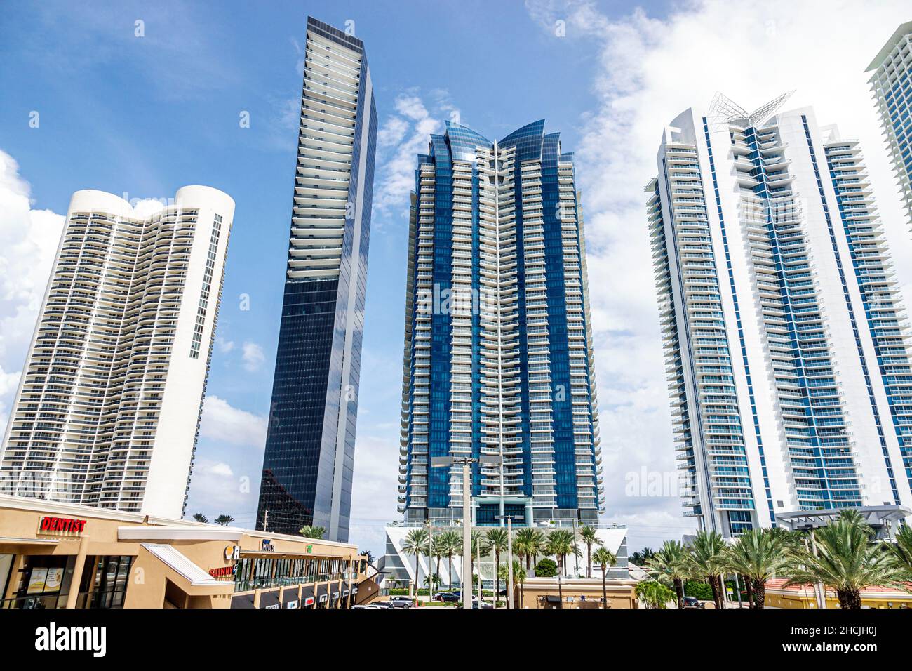 Miami Sunny Isles Beach Florida high rise tall towers buildings ...