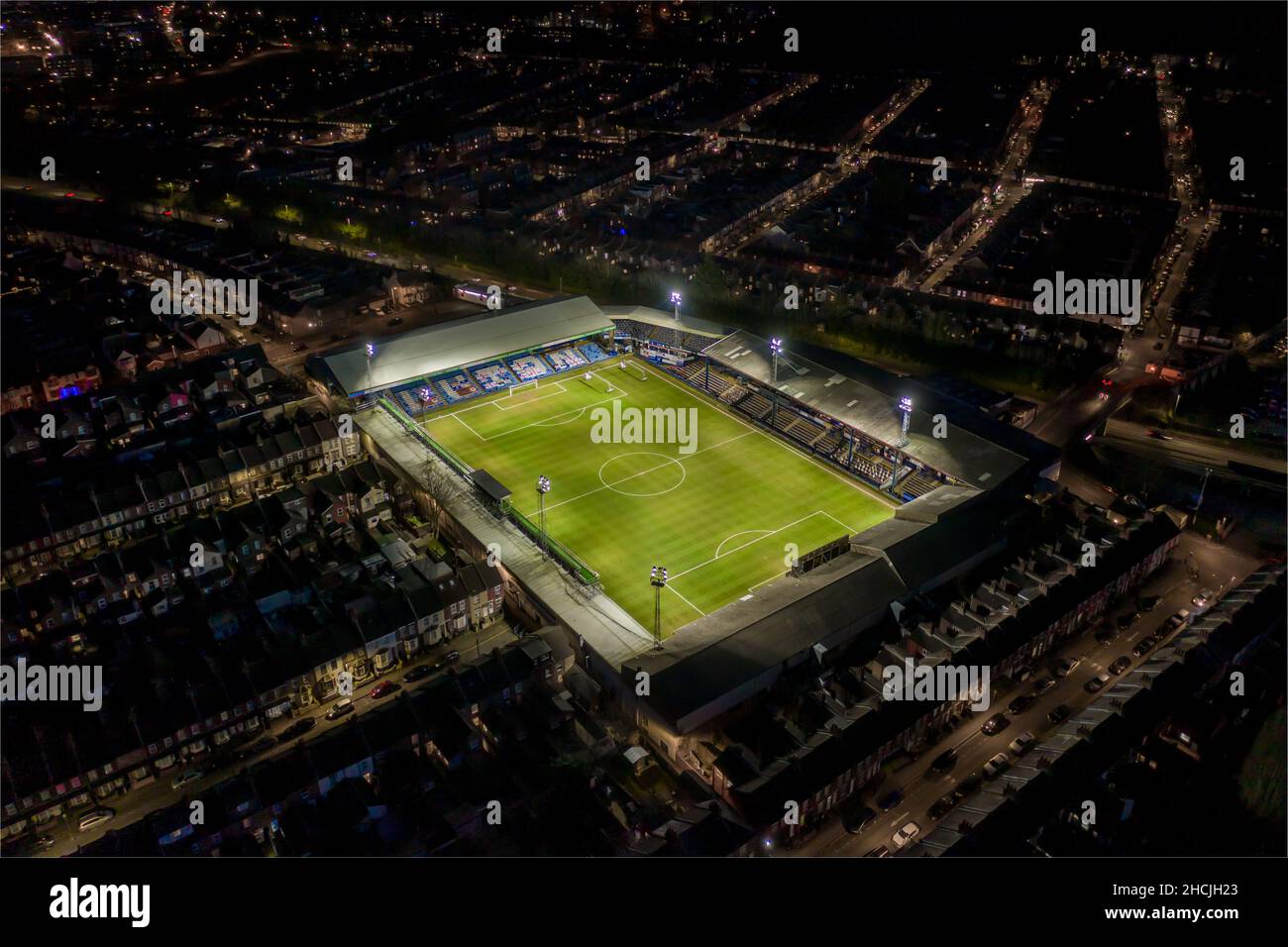Luton Town Football Club Stadium Aerial View Stock Photo - Alamy