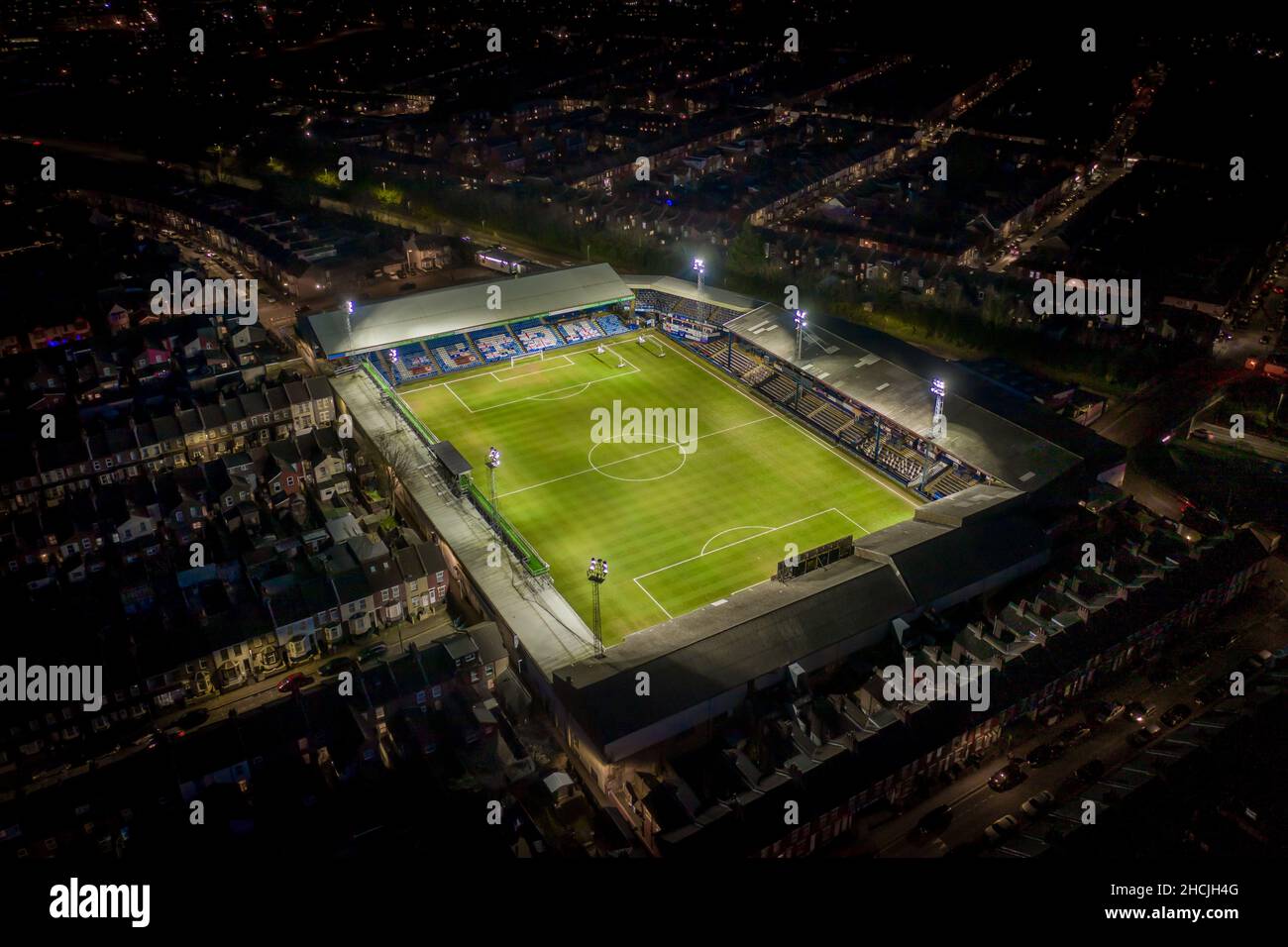 Luton Town Football Club Stadium Aerial View Stock Photo - Alamy