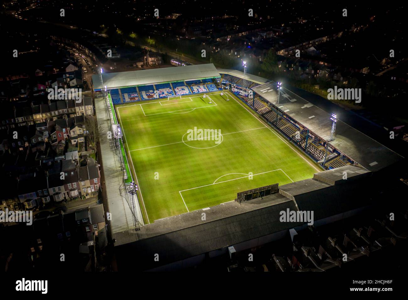 Luton Town Football Club Stadium Aerial View Stock Photo - Alamy