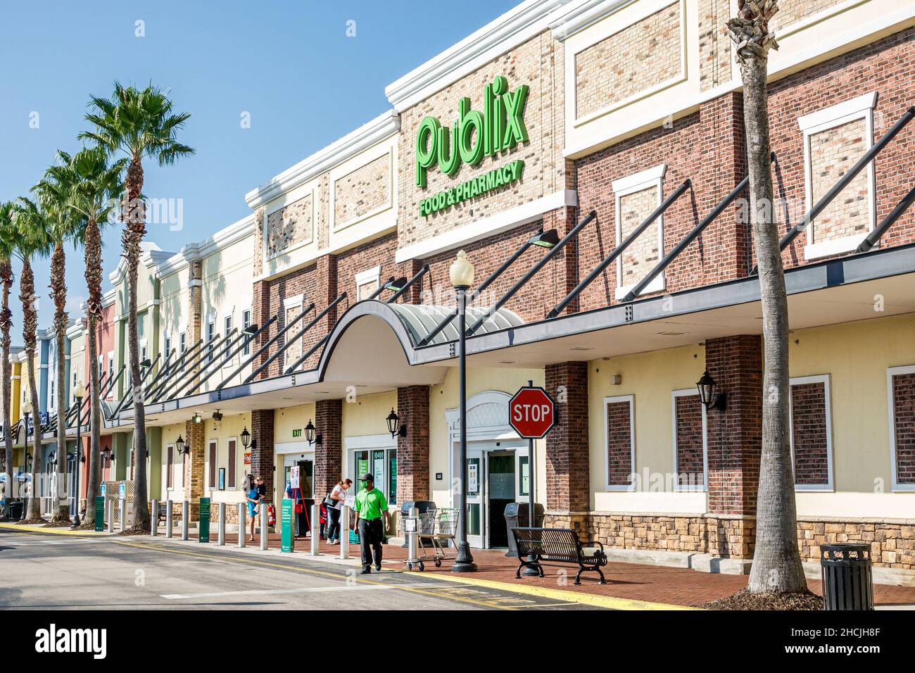 Publix grocery store supermarket outside exterior entrance hi-res stock ...