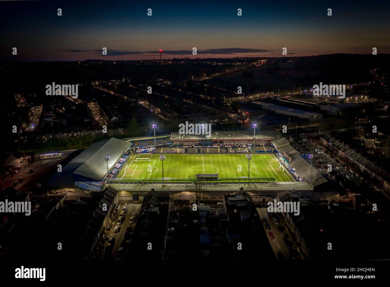 Luton Town Football Club Stadium Aerial View Stock Photo - Alamy