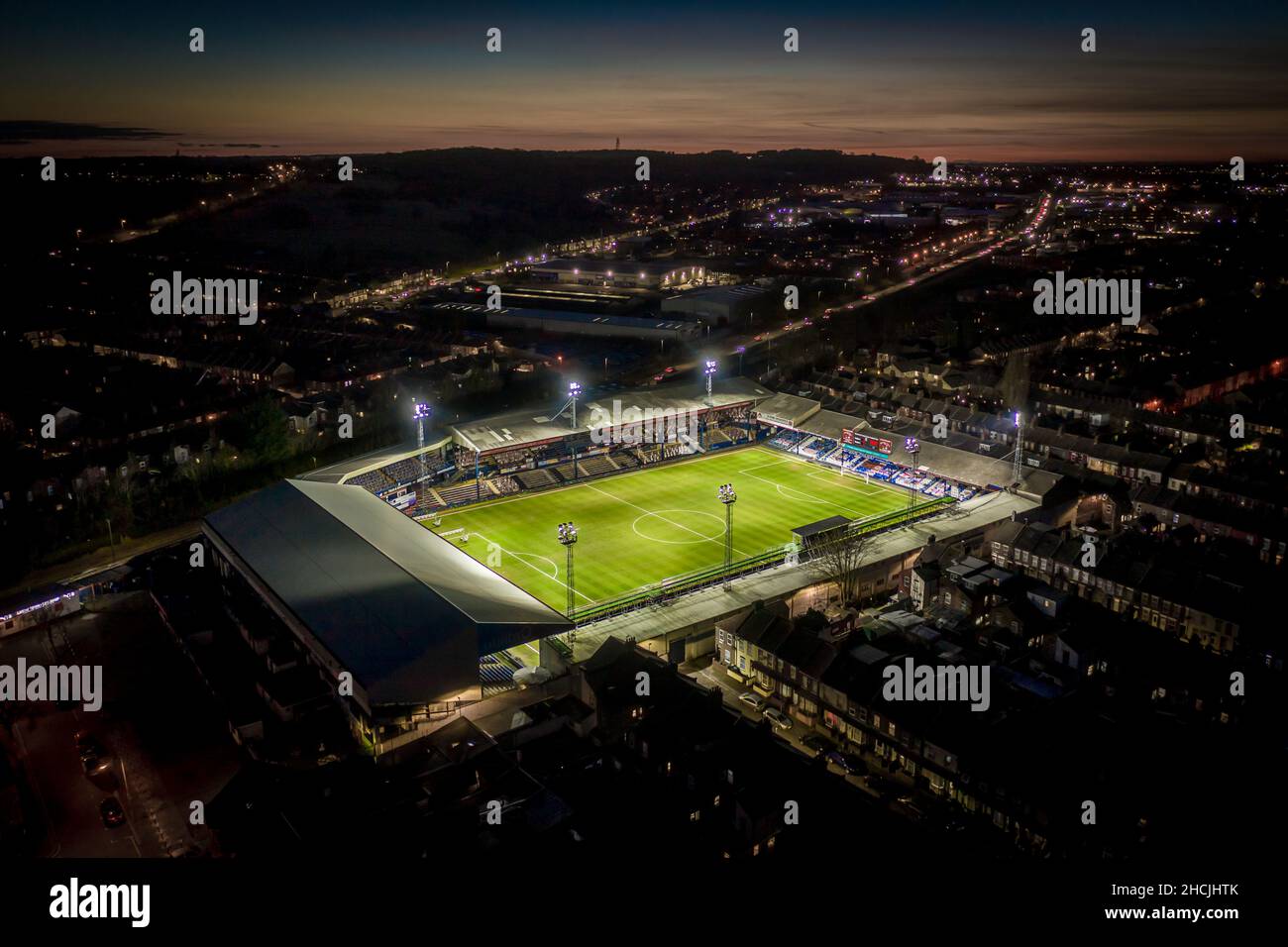 Luton Town Football Club Stadium Aerial View Stock Photo - Alamy