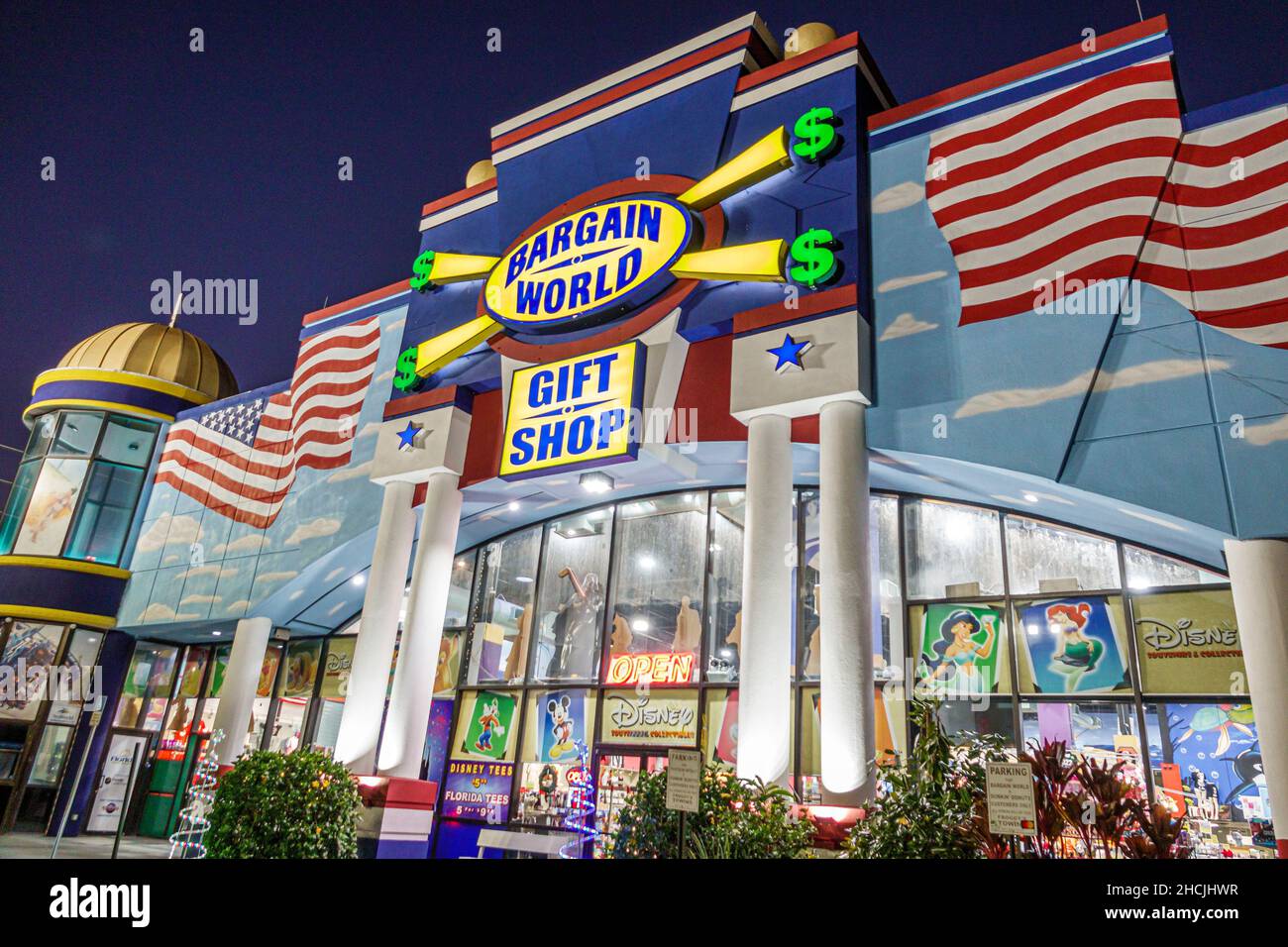 Orlando Florida South Apopka Vineland Road night nighttime Bargain ...