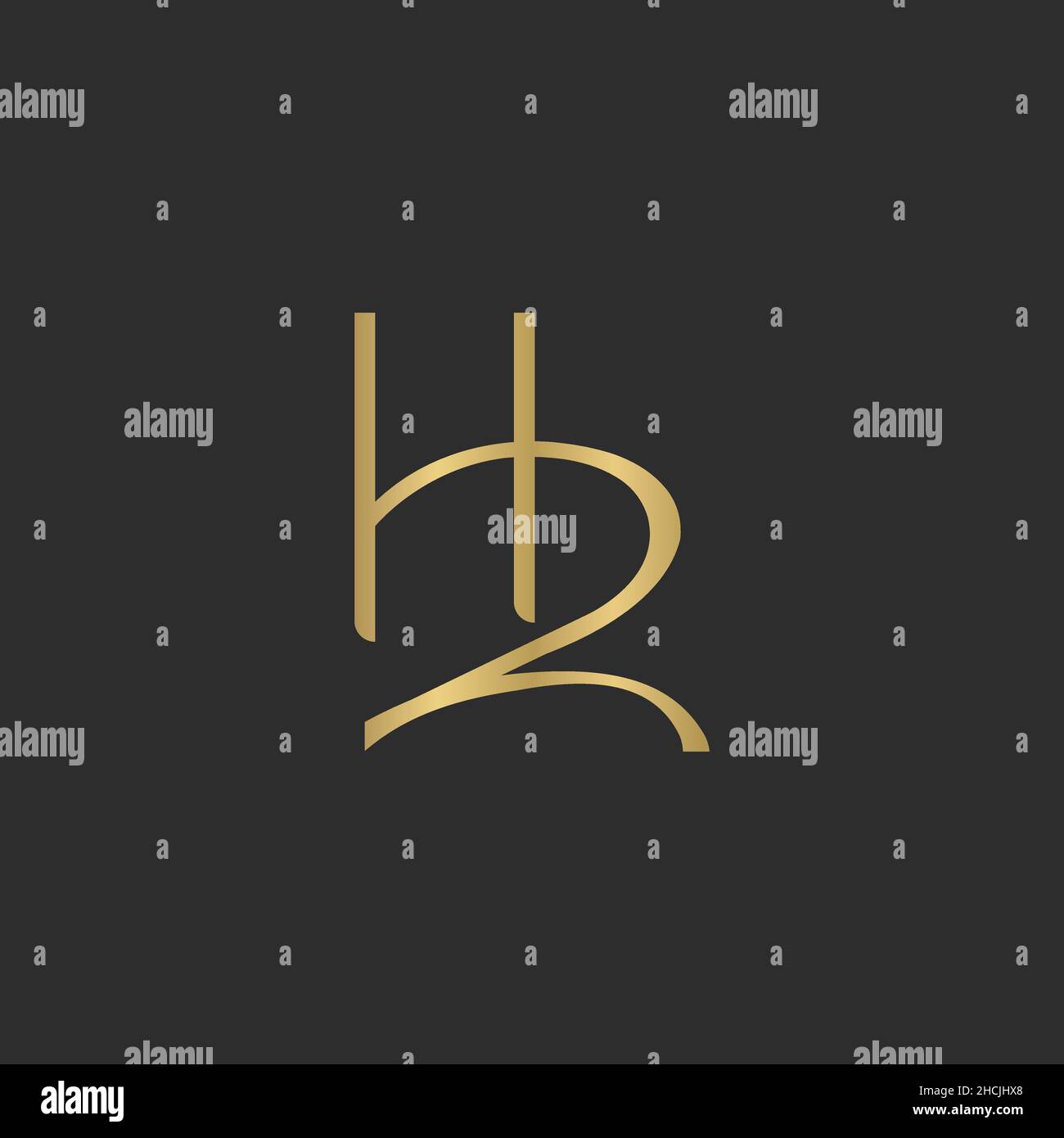 Alphabet Initials logo HZ, ZH, H and Z Stock Vector Image & Art - Alamy