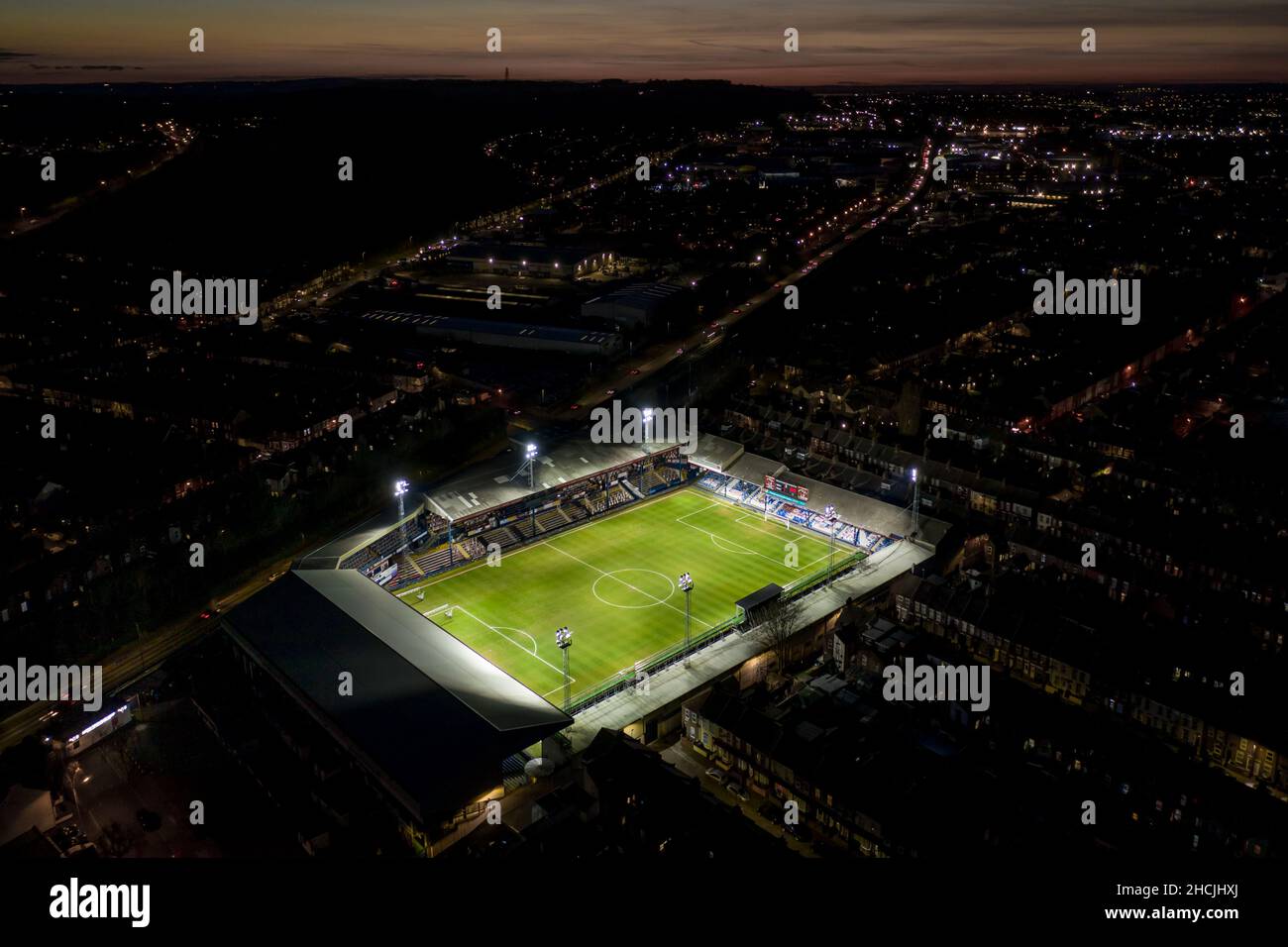 Luton Town Football Club Stadium Aerial View Stock Photo - Alamy