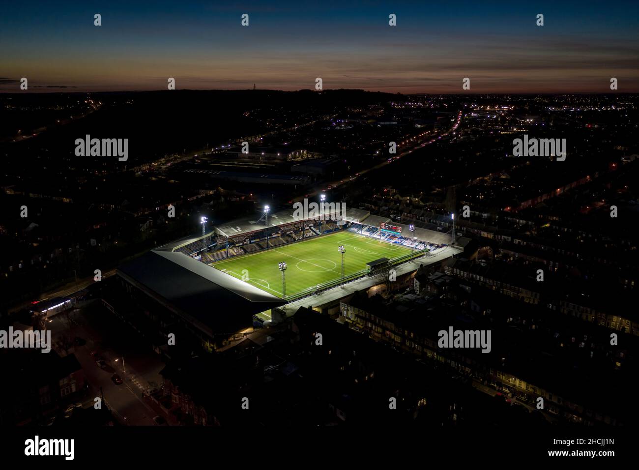 Luton Town Football Club Stadium Aerial View Stock Photo - Alamy