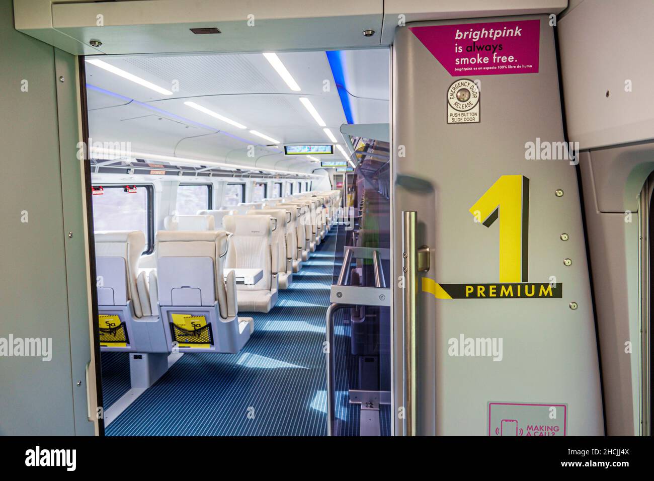 Brightline florida train hi-res stock photography and images - Alamy