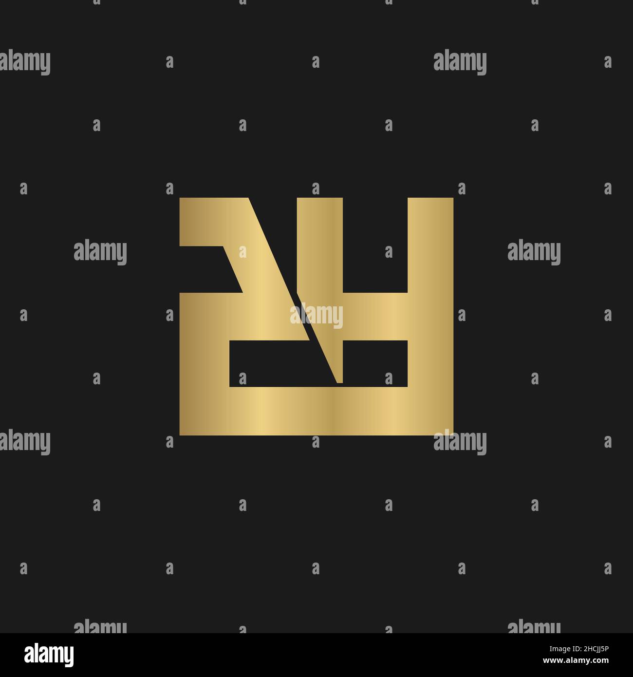 Alphabet Initials logo HZ, ZH, H and Z Stock Vector Image & Art - Alamy