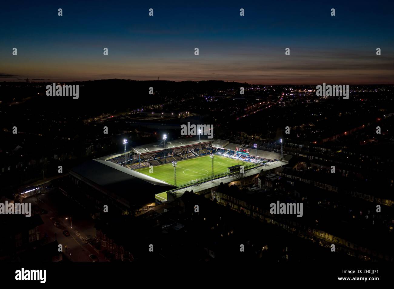 Luton Town Football Club Stadium Aerial View Stock Photo - Alamy