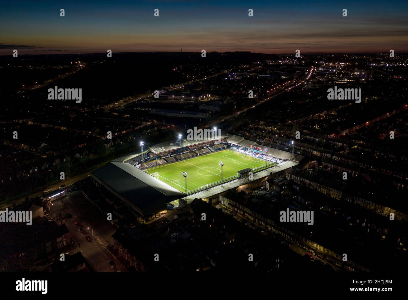 Luton Town Football Club Stadium Aerial View Stock Photo - Alamy