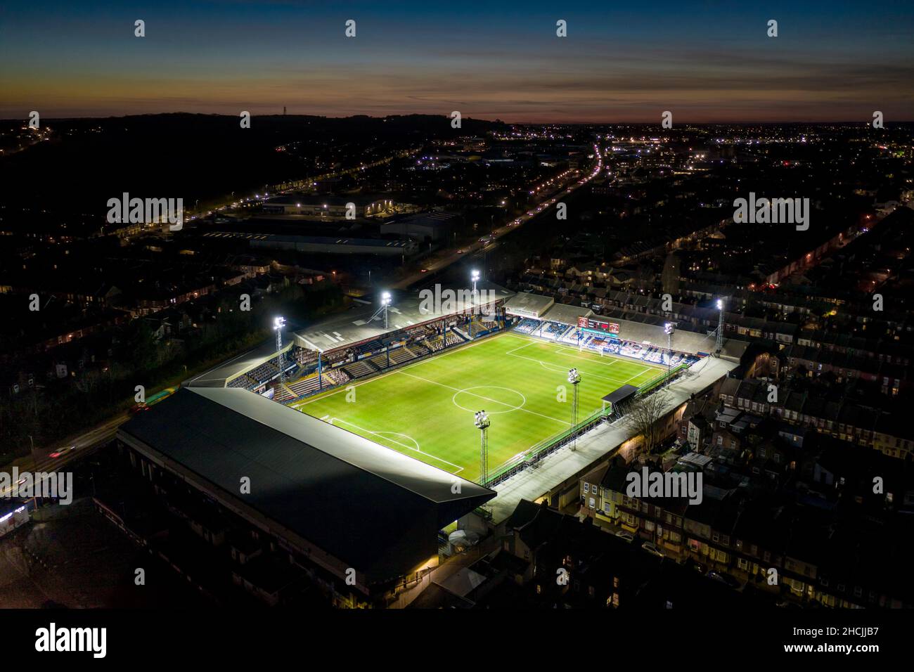 Luton Town Football Club Stadium Aerial View Stock Photo - Alamy