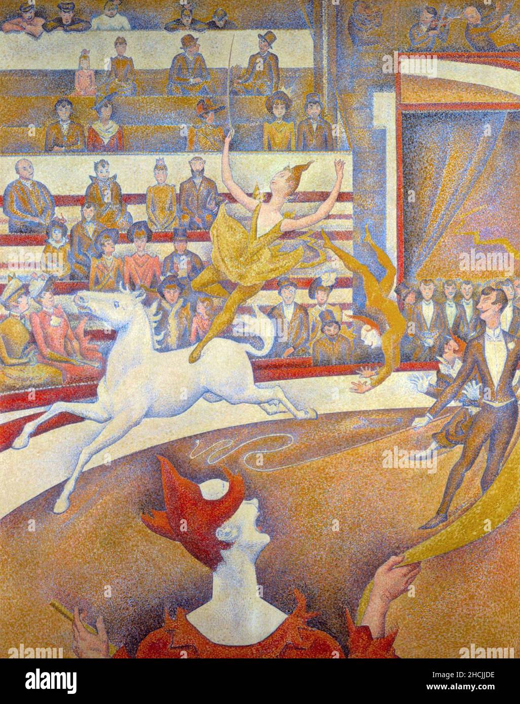 Le Cirque (The Circus) by Georges Seurat Stock Photo - Alamy