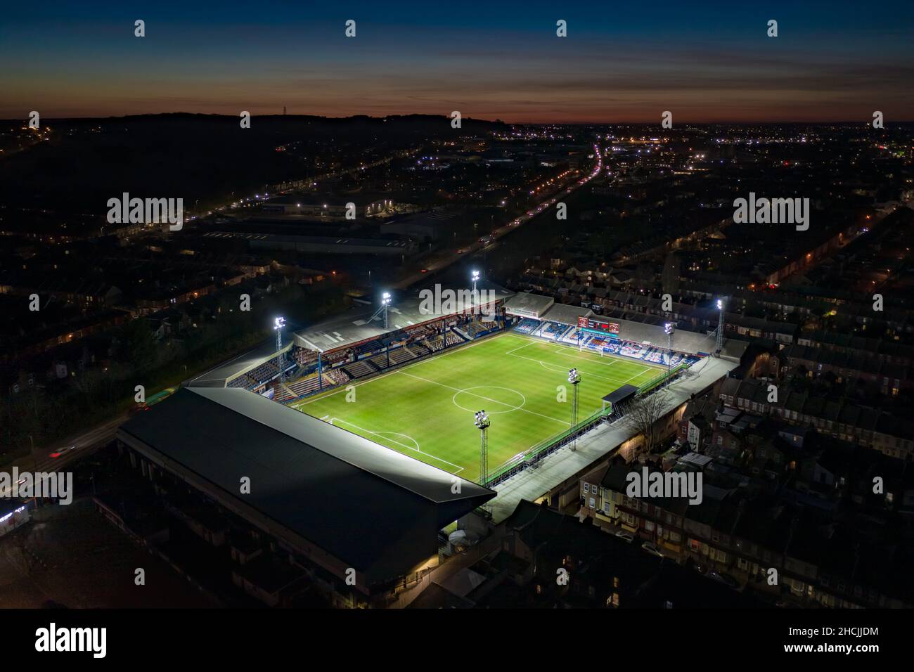 Luton Town Football Club Stadium Aerial View Stock Photo - Alamy