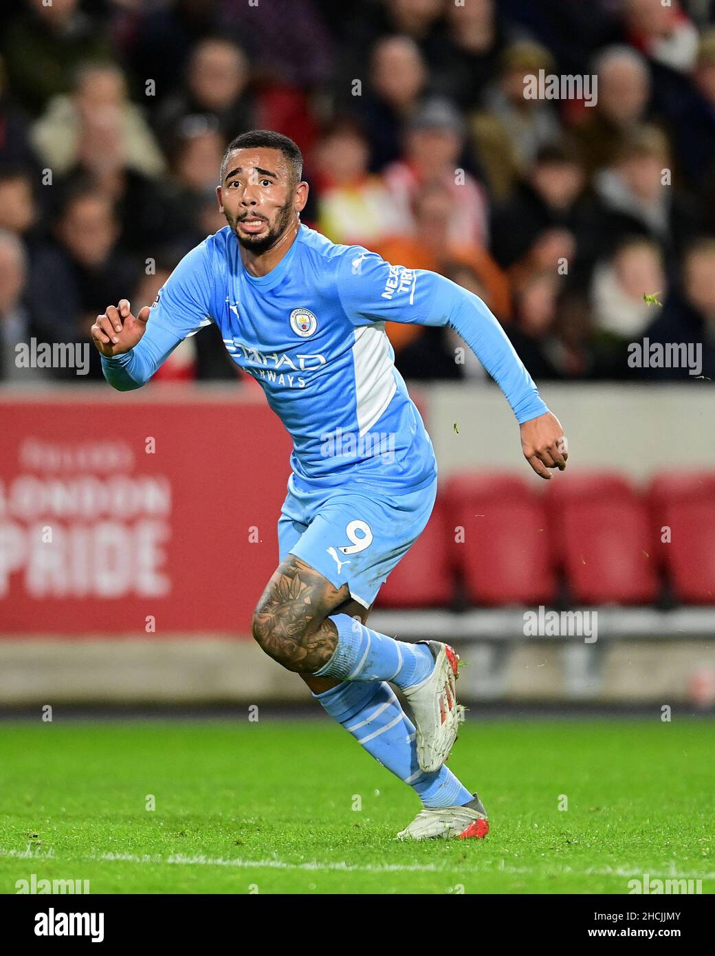 Gabriel Jesus #9 of Manchester City Stock Photo - Alamy